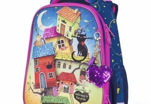 Забавный школьный рюкзак для девочки