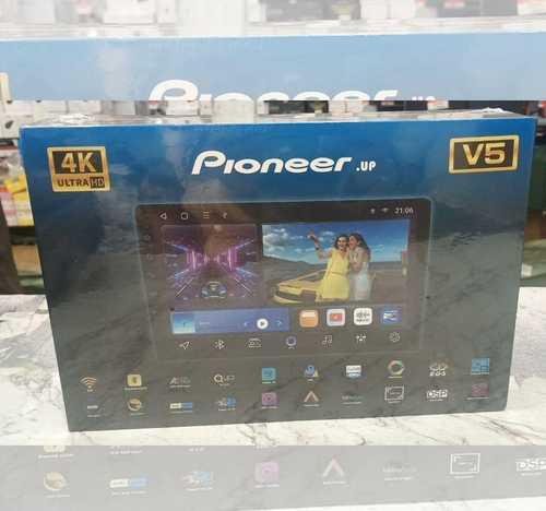 Android магнитола 4 32Gb Pioneer V5 10-дюймов