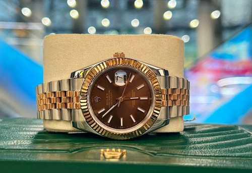 Часы Rolex Datejust Chocolate 41mm