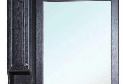 Зеркало Bellezza Рим-110 массив дуба чёрное (патин