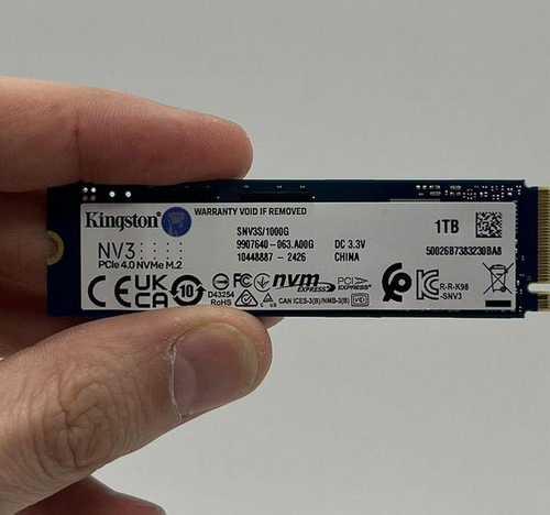 SSD 1000 гб M.2 NVMe Kingston NV3 SNV3S/1000G