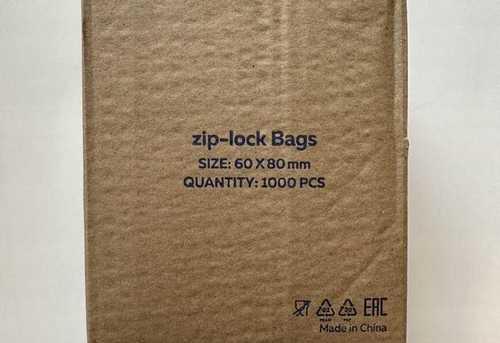 Пакеты zip lock 60 x 80 мм, 1000 шт