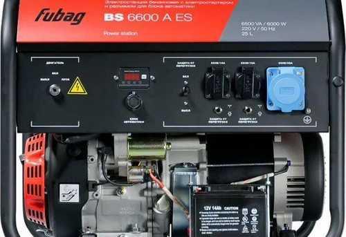 Бензиновый генератор fubag BS 6600 A ES