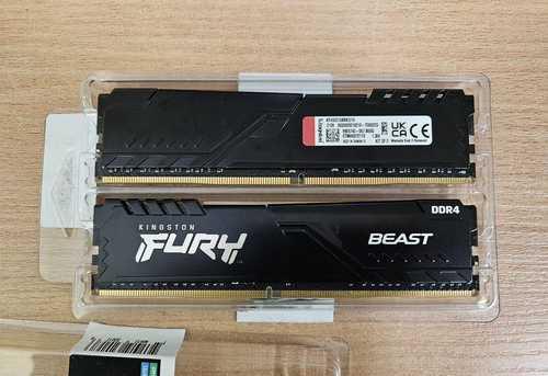 DDR4 Kingston 2x8Gb 16Gb 3200MHz проверка