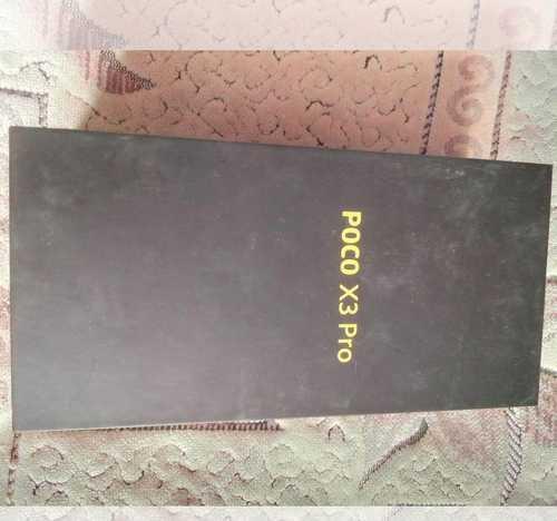 Коробка Poco X3 Pro Frost Blue 128