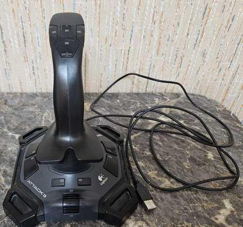 Джойстик Logitech attack 3 авиасимулятор