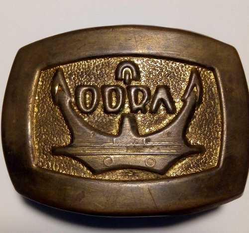 Польская пряжка,Бляха " odra " Флот вмф Якорь