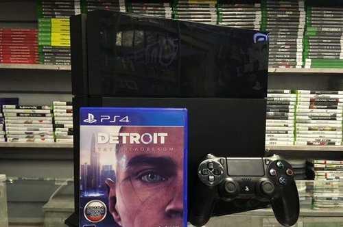 PS4 Fat 512gb + Игра Detroit: Стать Человеком