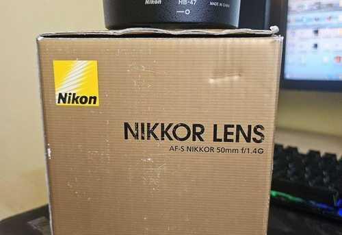 Nikon 50mm f/1.4g af-s nikkor