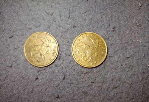 Монета 10 копеек 2002 года