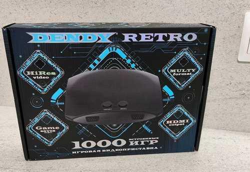 Игровая приставка dendy retro 1000 игр новая