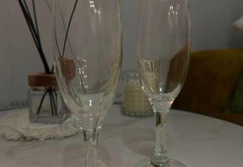 2 икеевских бокала для шампанского