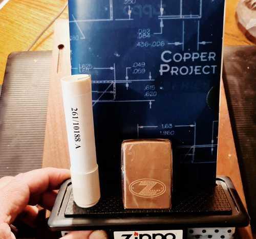 Zippo. Z-series.Solid copper. Лимит 1/3646.Новая