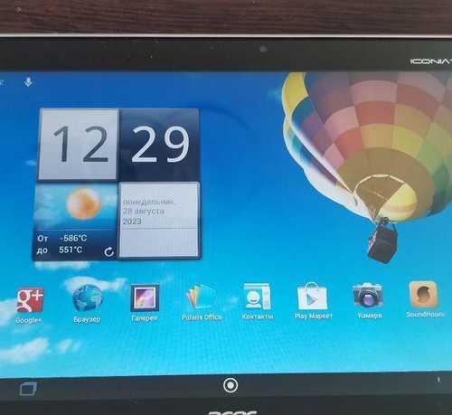 Планшет Acer iconia tab a511