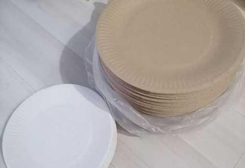 Бумажные тарелки одноразовые