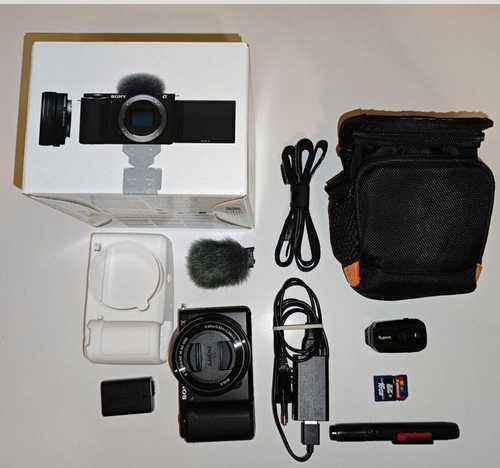 Камера Sony ZV-E10   kit 16-50   пульт   сумка