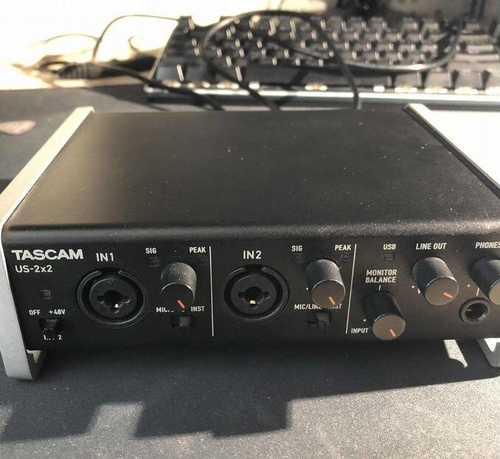 Внешняя звуковая карта Tascam US-2x2