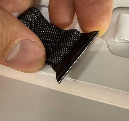 Apple watch 40 graphite milanese loop