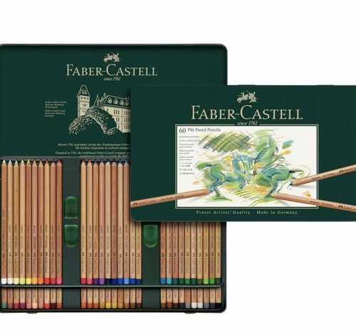 Faber-Castell Pitt Pastel Pencils 60 цветов Новые