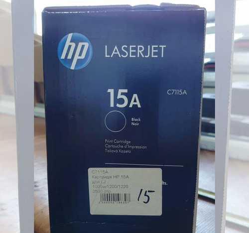 Картридж лазерный HP 15A (C7115A) черный