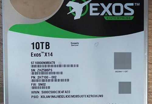 Жесткий диск Seagate Exos X14 10TB ST10000NM0478