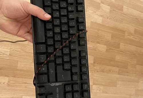 Игровая клавиатура tesla red square