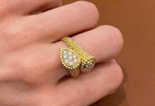 Золотое кольцо Boucheron 8.2 гр 0.35 ct