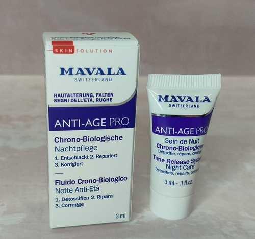 Ночной комплекс для лица mavala anti-age pro time