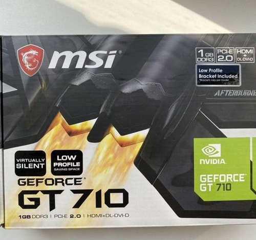 Видеокарта nvidia geforce GT710 MSI 1gb