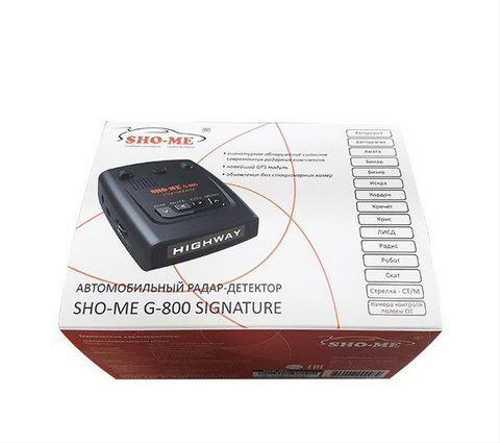 Sho-Me G-800 Signature с GPS модулем