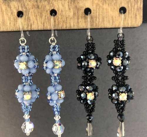 Серьги из бисера