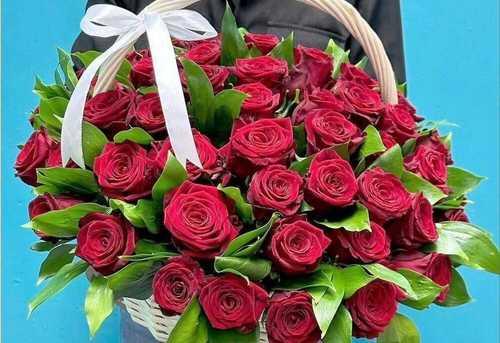 Сочные Розы Цветы 101 51 151 301 розы букет