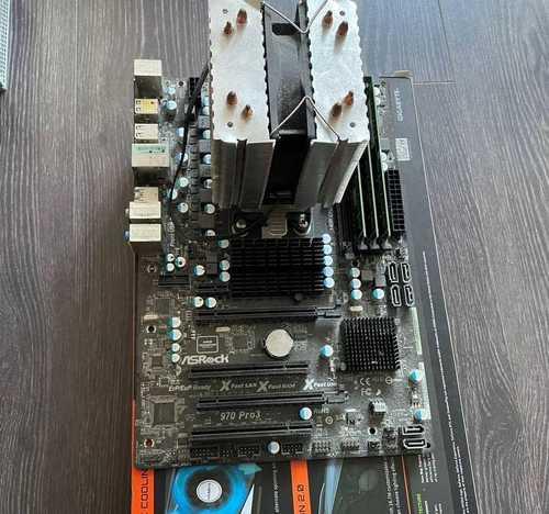 Комплект AMD FX6300 + Asrock 970 pro3 r2.0 + 16gb