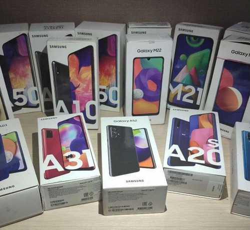 Коробки из под телефонов Samsung A серии