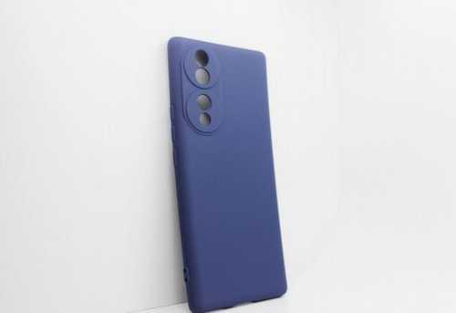 Silicone case на Huawei Honor 70 (Синий)