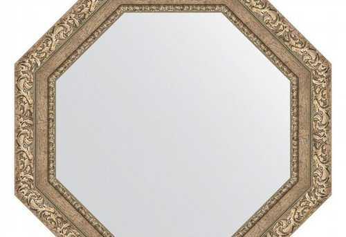 Зеркало Evoform Octagon BY 3776 65x65 виньетка ан