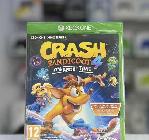 Crash Bandicoot 4 Its About Time Xbox One Series Новый диск