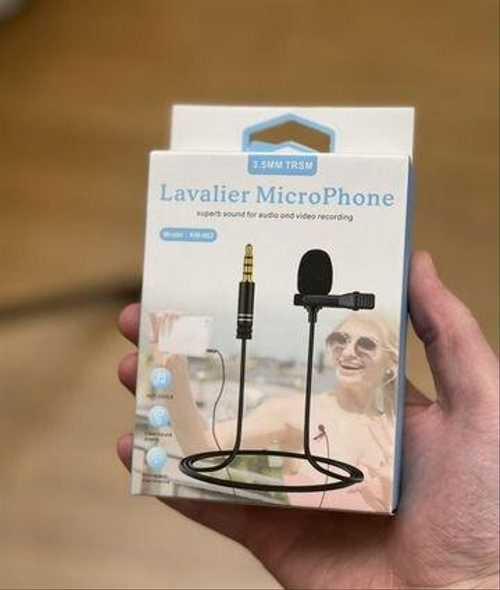 Петличный микрофон для телефона