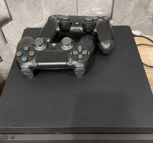 Sony playstation 4 slim 1tb 2 геймпада