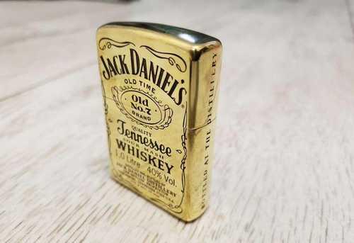 Зажигалка zippo с гравировкой Jack Daniel's