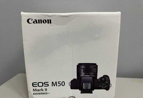 Новый Canon EOS M50 Mark II Kit EF-M 15-45mm