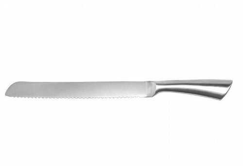 Нож 33,3 см хлебный, металлическая ручка