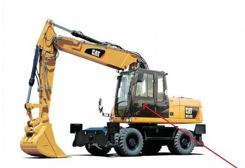 Стекло двери, нижнее для Caterpillar M318