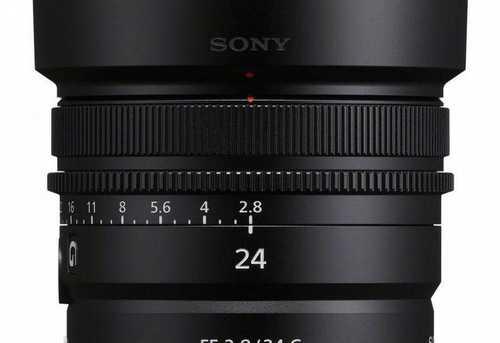 Объектив Sony FE 24mm f/2.8 G (SEL24F28G), черный