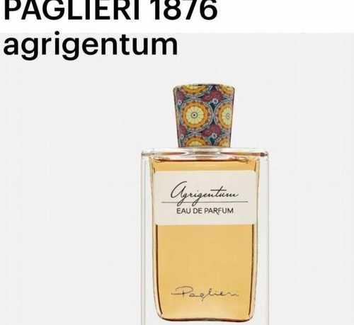 Парфюмерная вода paglieri 1876 agrigentum