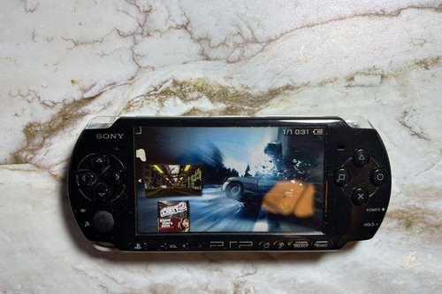 Sony Psp 3008 Piano Black (прошита + игры)