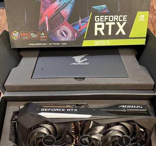 Видеокарта rtx 3070ti aorus master