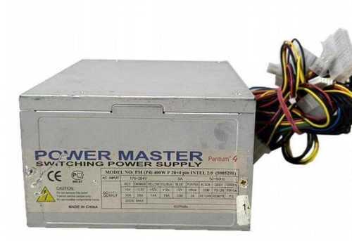 Блок питания 400W Power Master PM(P4) 400WP 20+4P