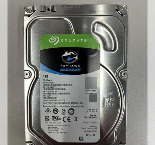 Жесткий диск Seagate SkyHawk ST4000VX007