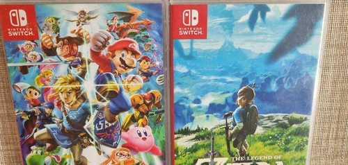 Zelda(Botw)&Super Smash Bros (Комплект)